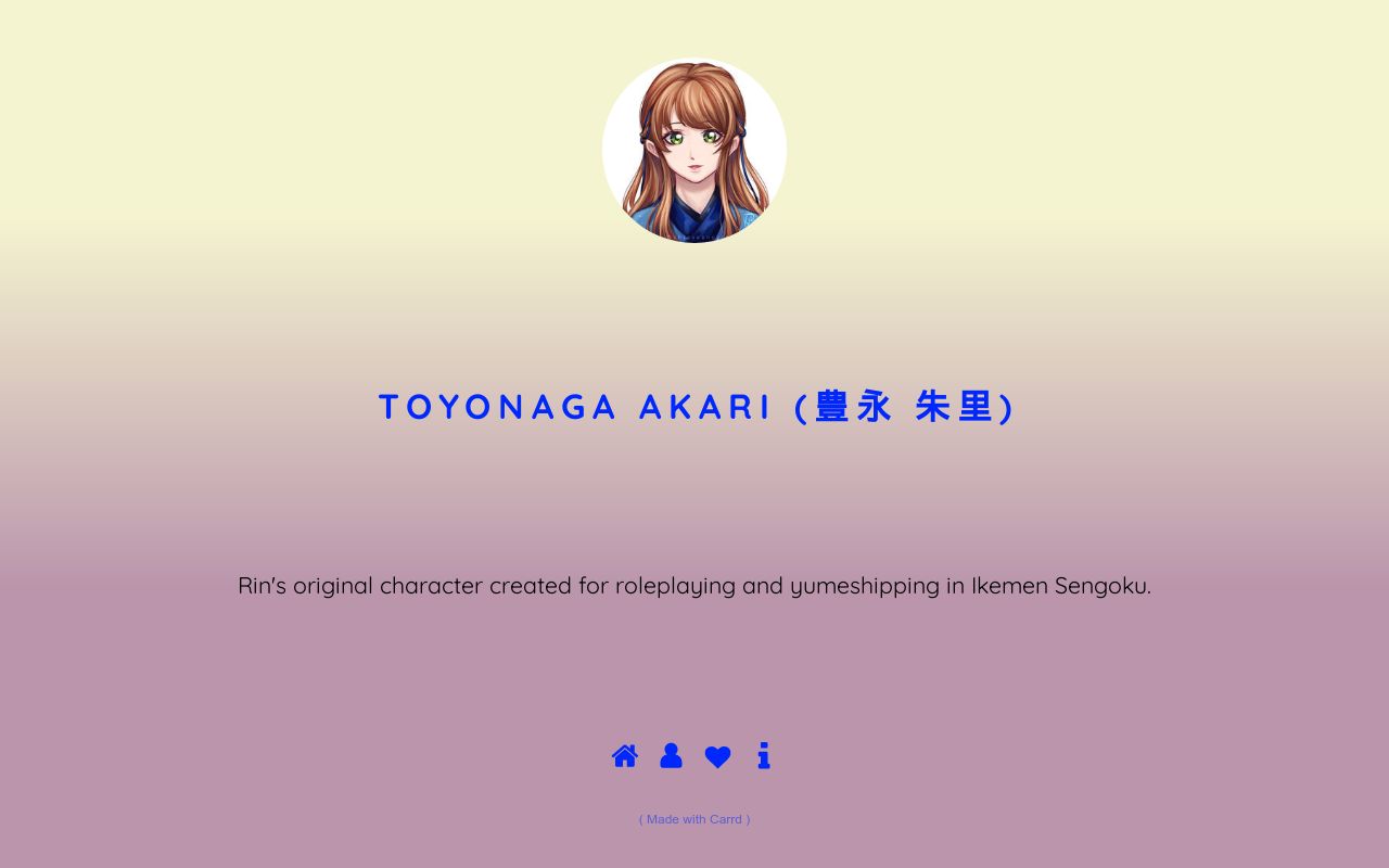 Akari's Character Card